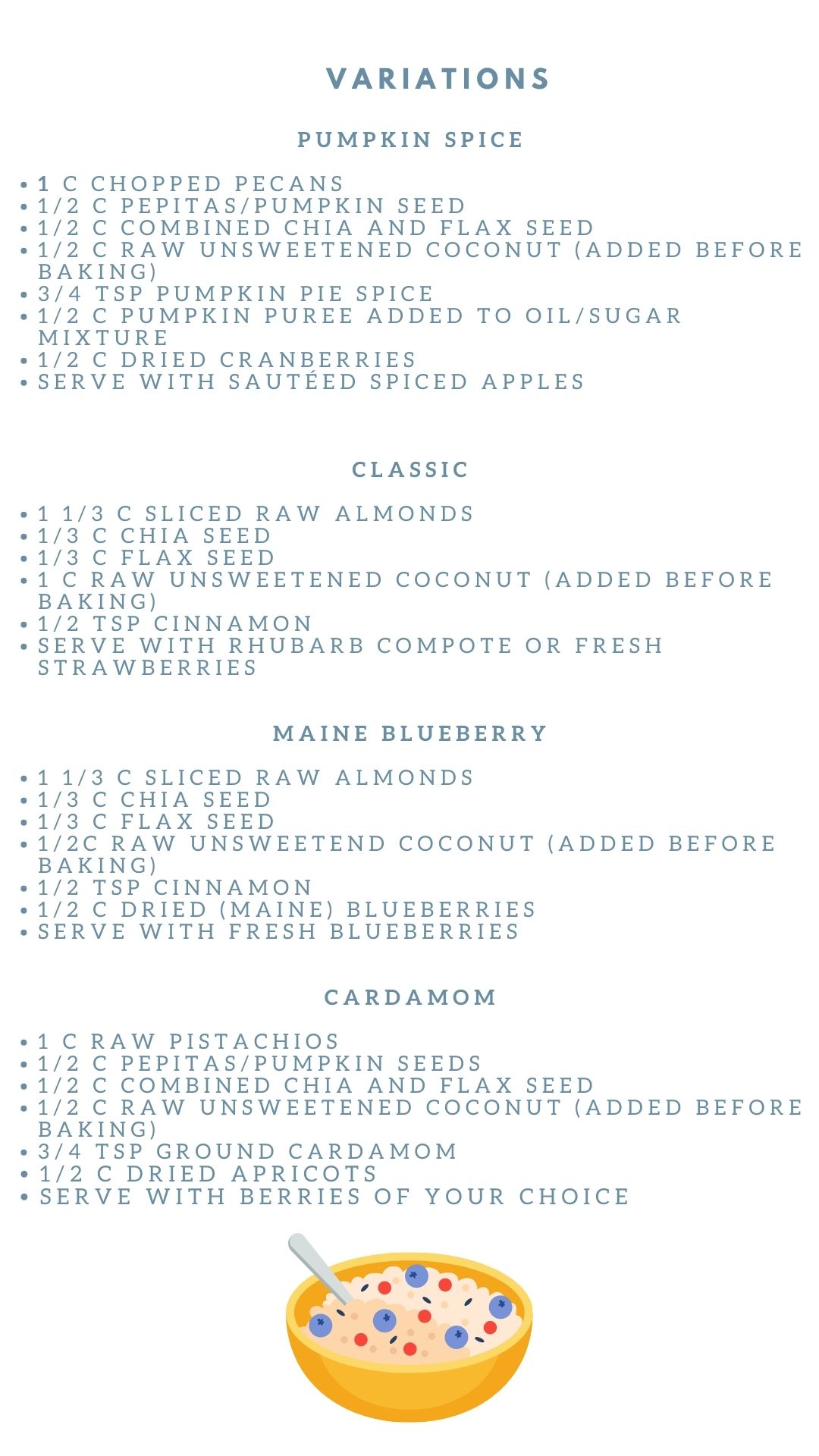 Easy Homemade Granola Breakfast Apple Crisp - Molly in Maine