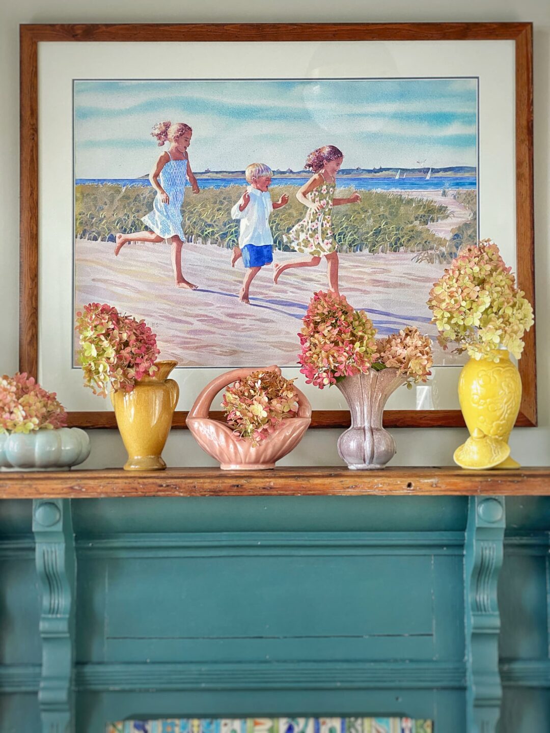 Easy Natural Mantel Decor To Enjoy All Fall! - Molly in Maine
