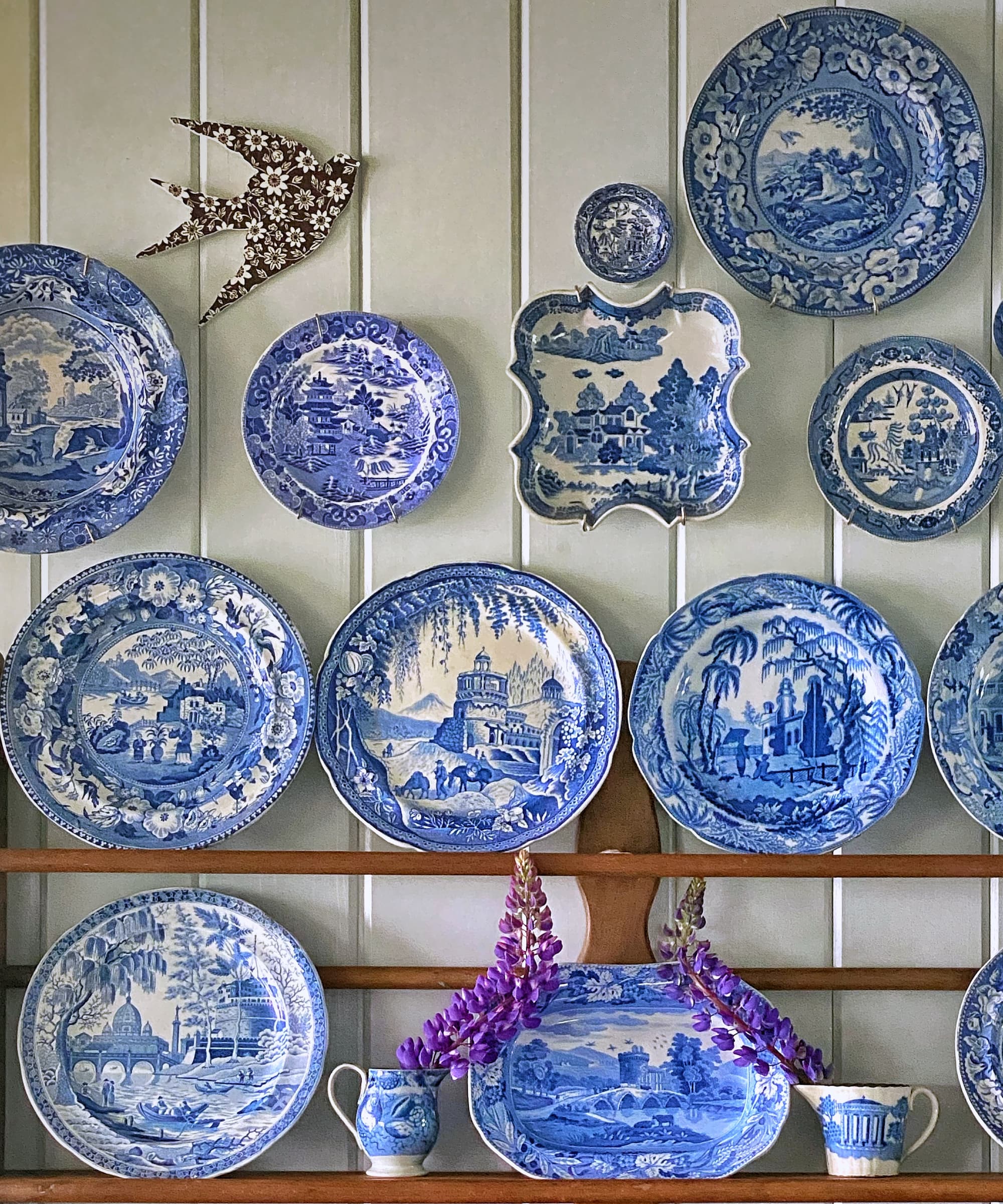 Creative Wall Decor Part 2: Non-Art Displays - Molly in Maine