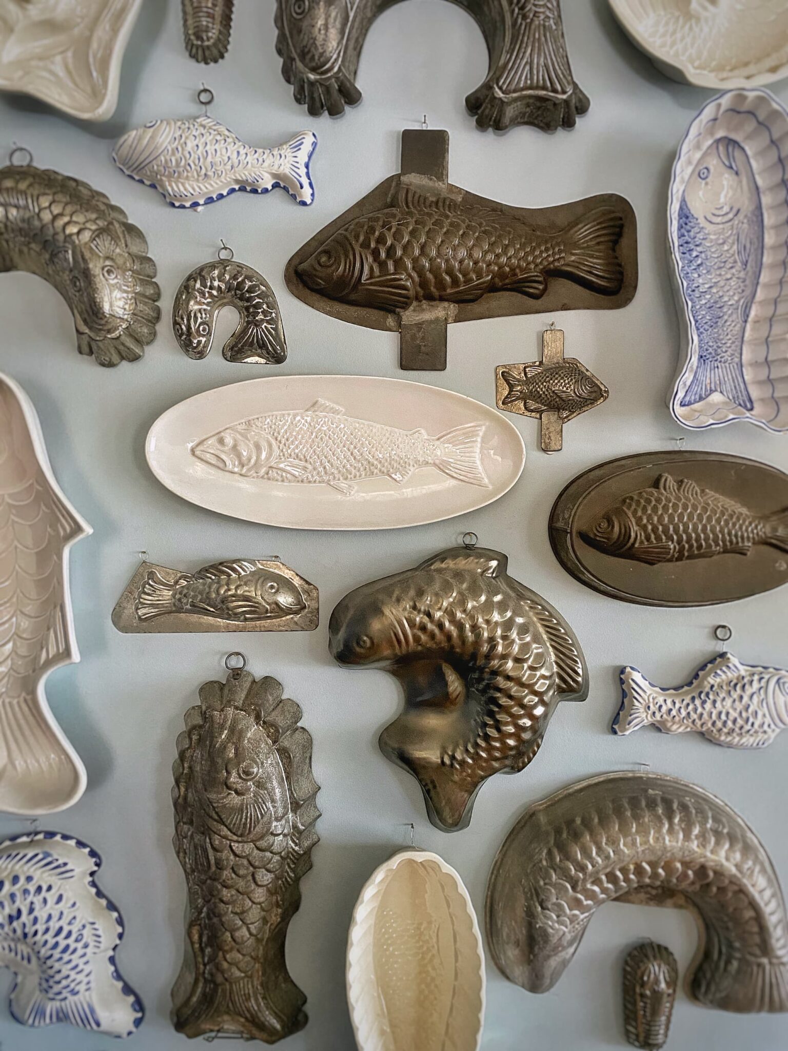 Creative Wall Decor Part 2: Non-Art Displays - Molly in Maine