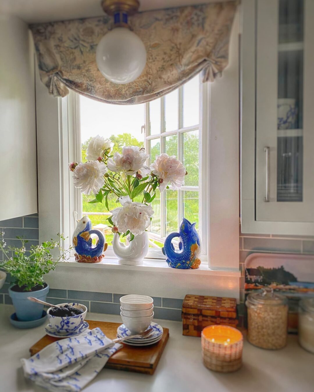 Coordinating Window Treatments In An Open Floor Plan Space - Molly in Maine