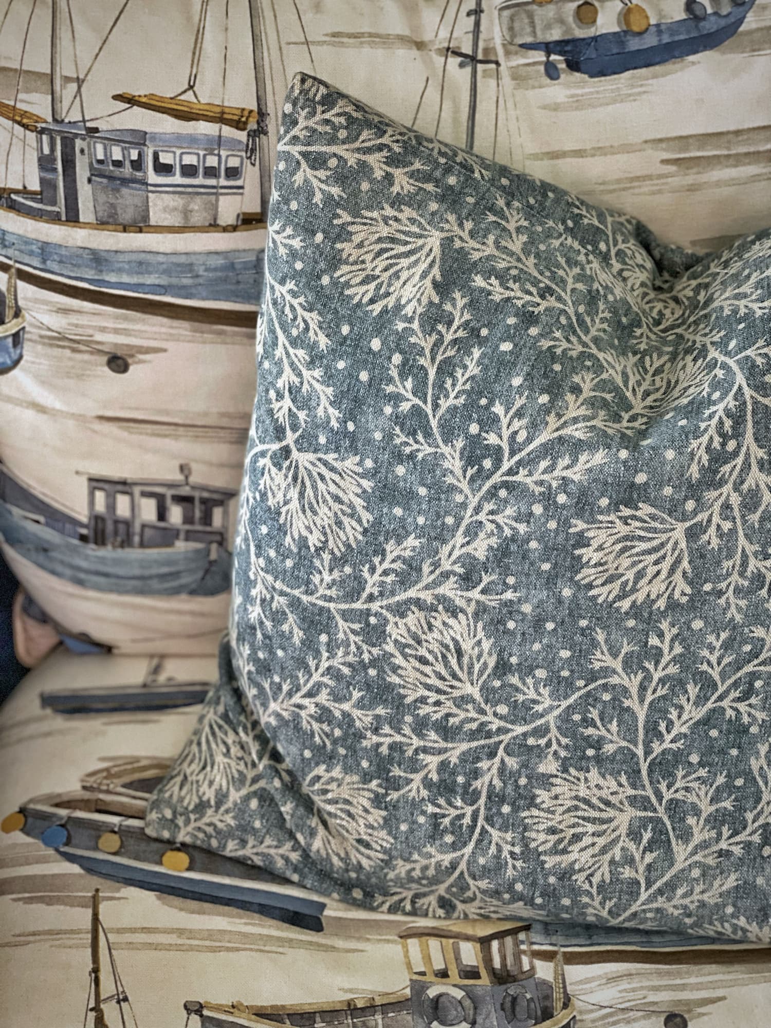 Easy Breezy Coastal Maine Style: Our Summer Living Room - Molly in Maine