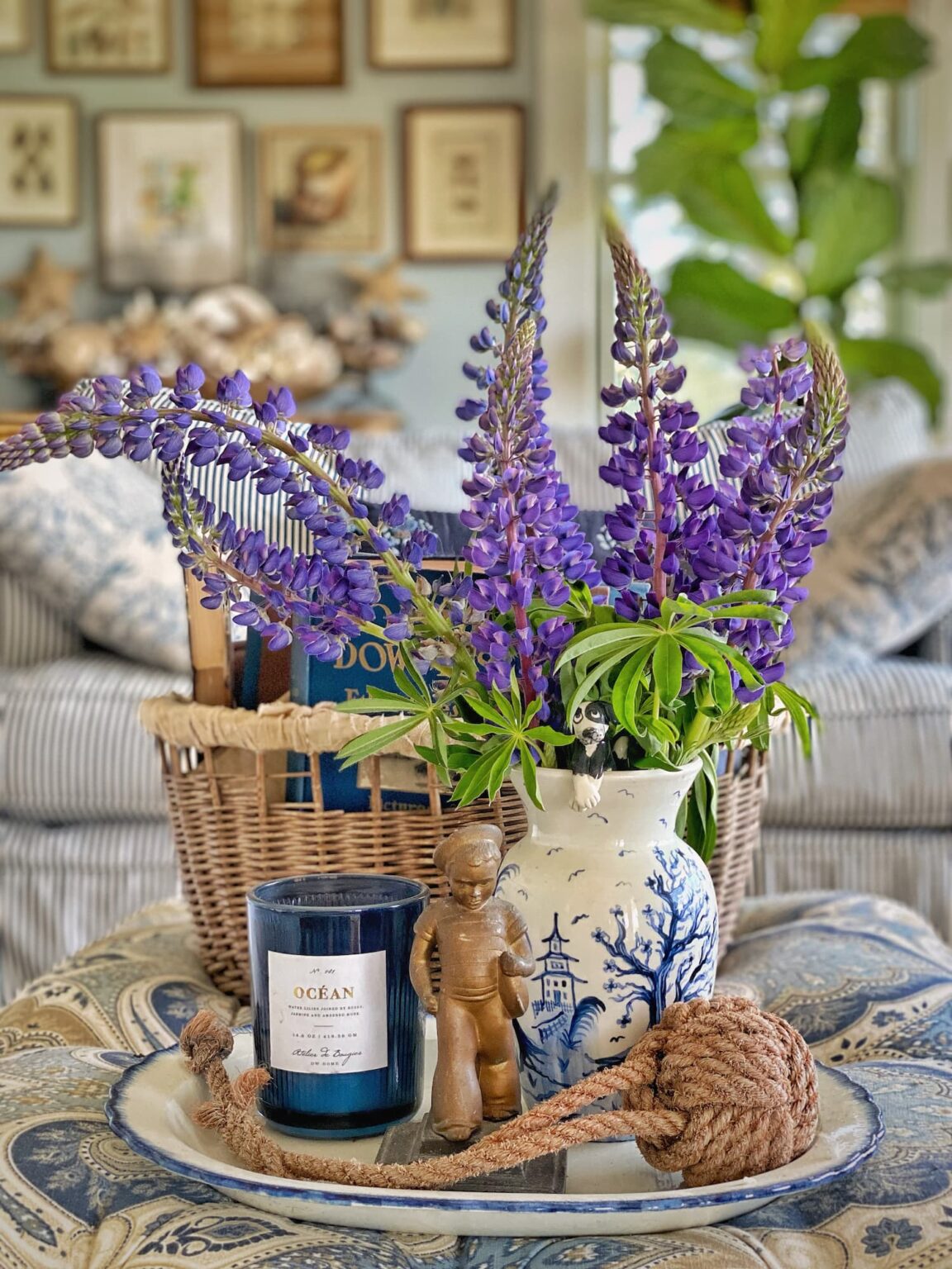 Easy Breezy Coastal Maine Style: Our Summer Living Room - Molly in Maine