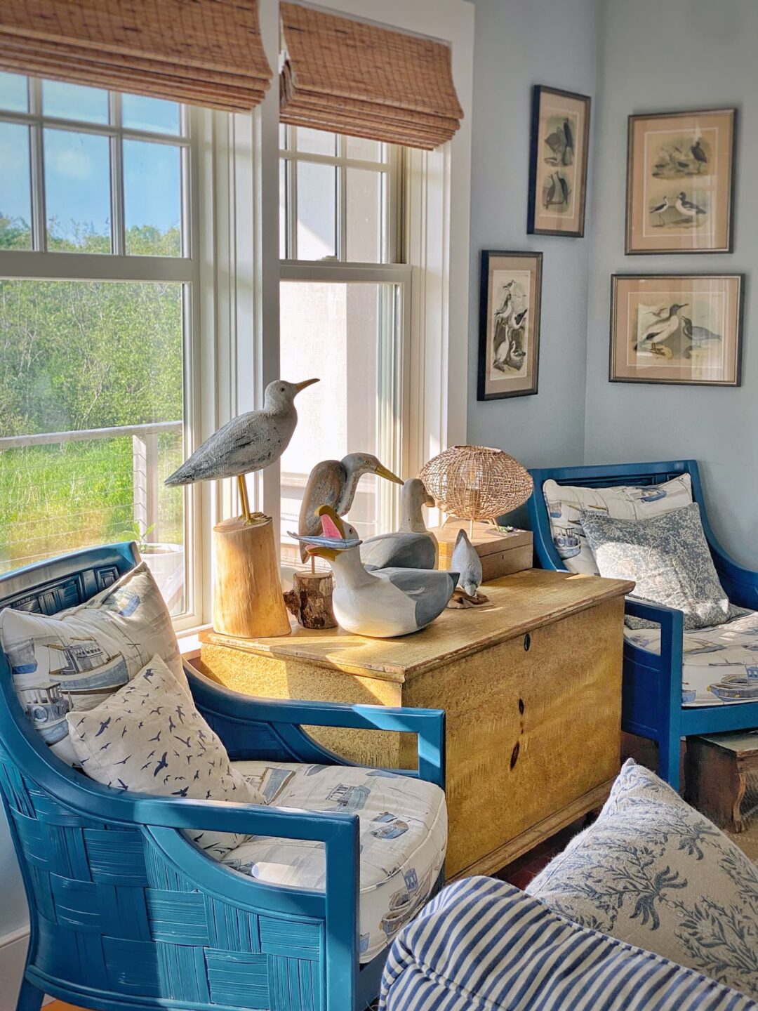 Easy Breezy Coastal Maine Style: Our Summer Living Room - Molly in Maine