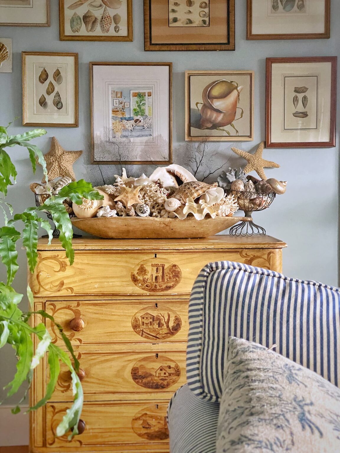 Easy Breezy Coastal Maine Style: Our Summer Living Room - Molly in Maine