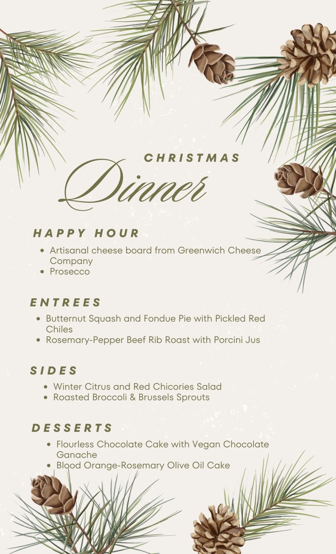 Our Family's Holiday Menus | Something for Everyone! - Molly in Maine