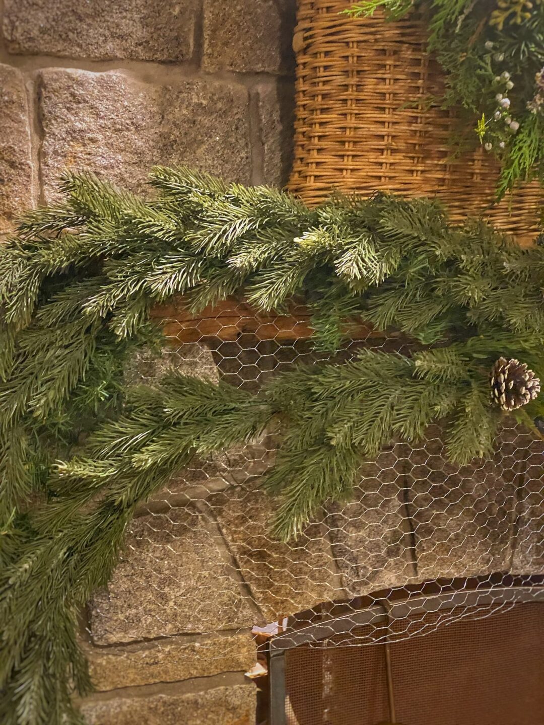 My Holiday Mantel | How To Get That "Wow" Full-Garland Look - Molly in ...