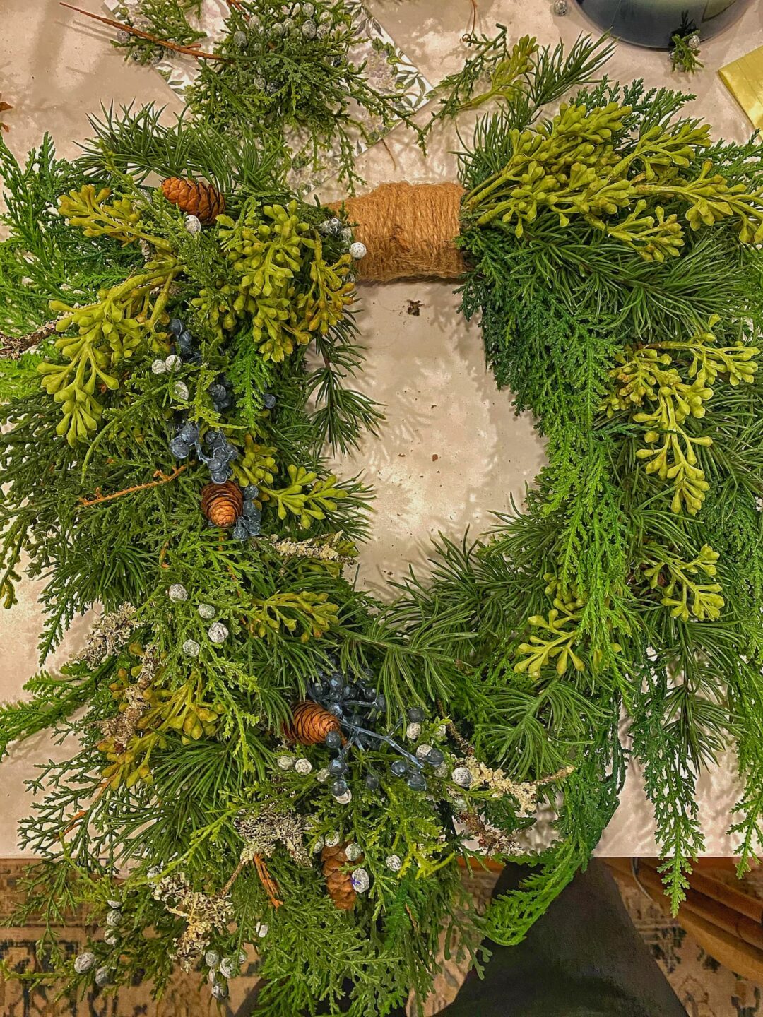 My Holiday Mantel | How To Get That "Wow" Full-Garland Look - Molly in ...