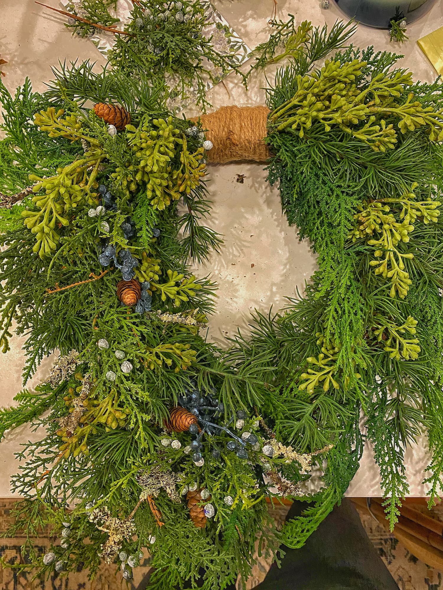 My Holiday Mantel | How To Get That "Wow" Full-Garland Look - Molly in ...