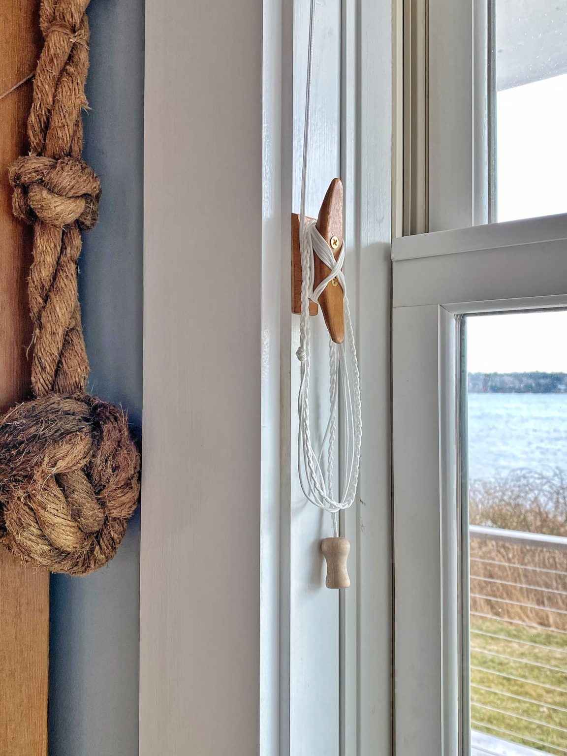 Coordinating Window Treatments In An Open Floor Plan Space - Molly in Maine
