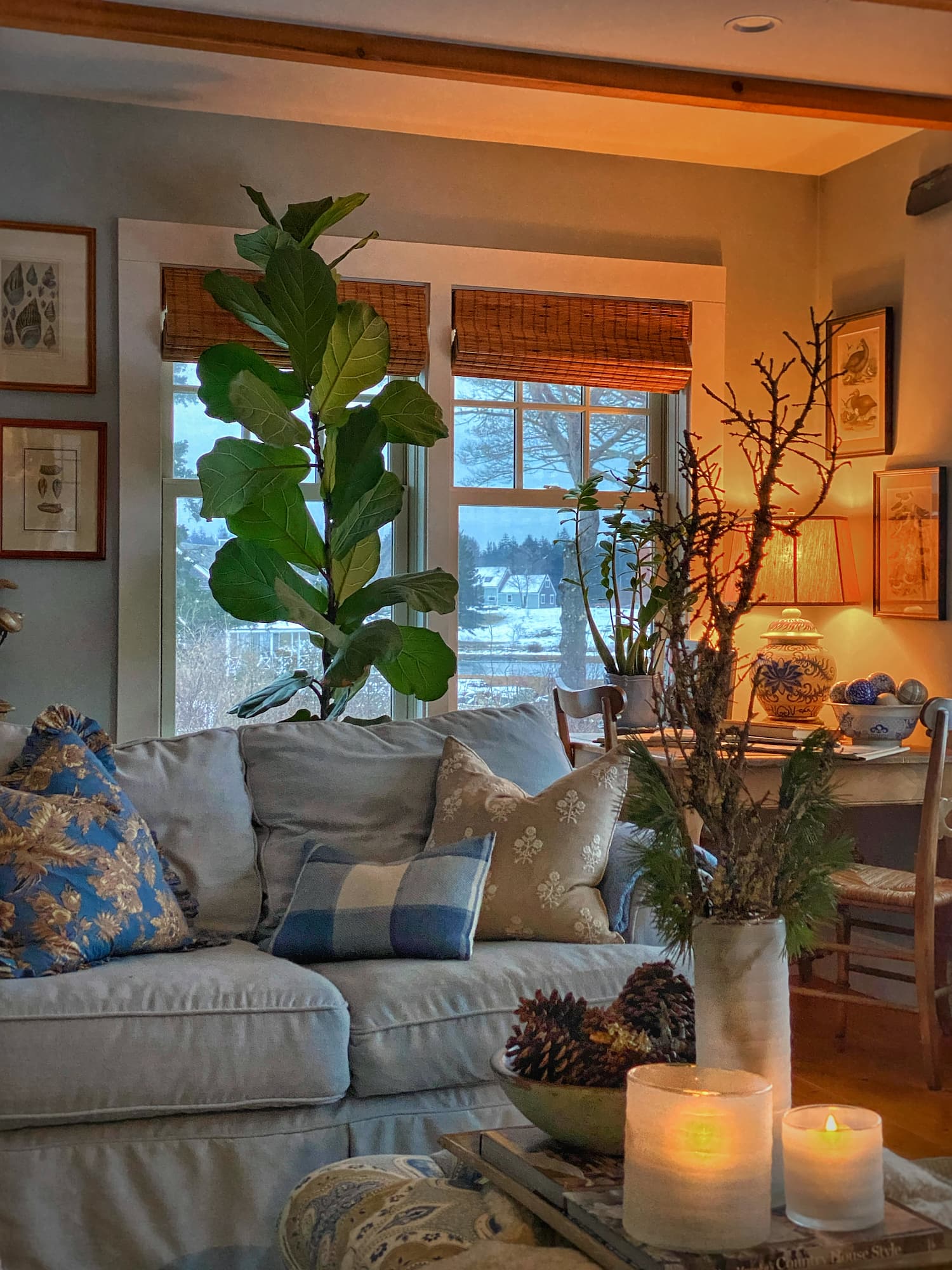 Winter Blues | Cozy Living Room Inspiration In My Signature Color ...