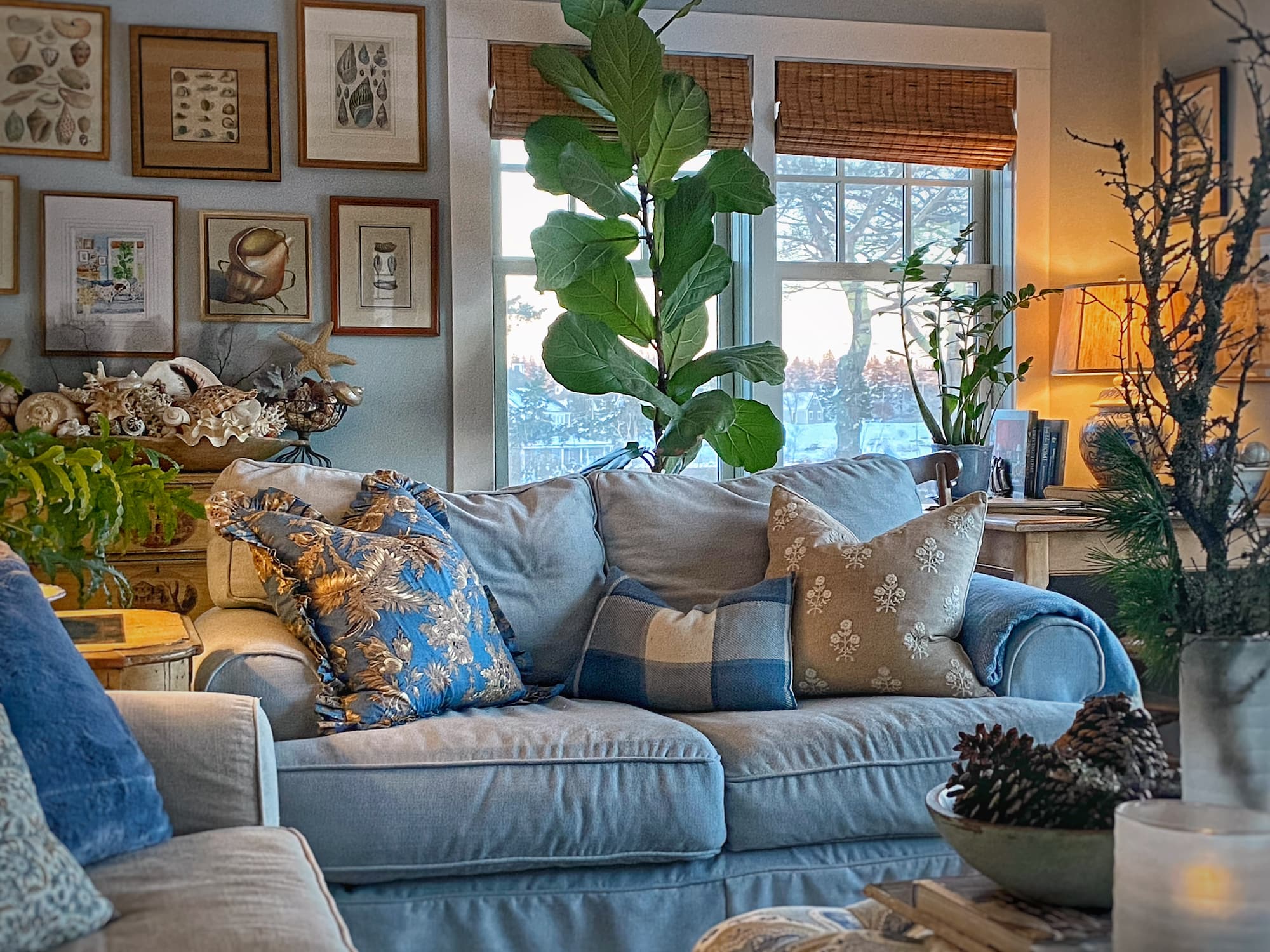 Winter Blues | Cozy Living Room Inspiration In My Signature Color ...