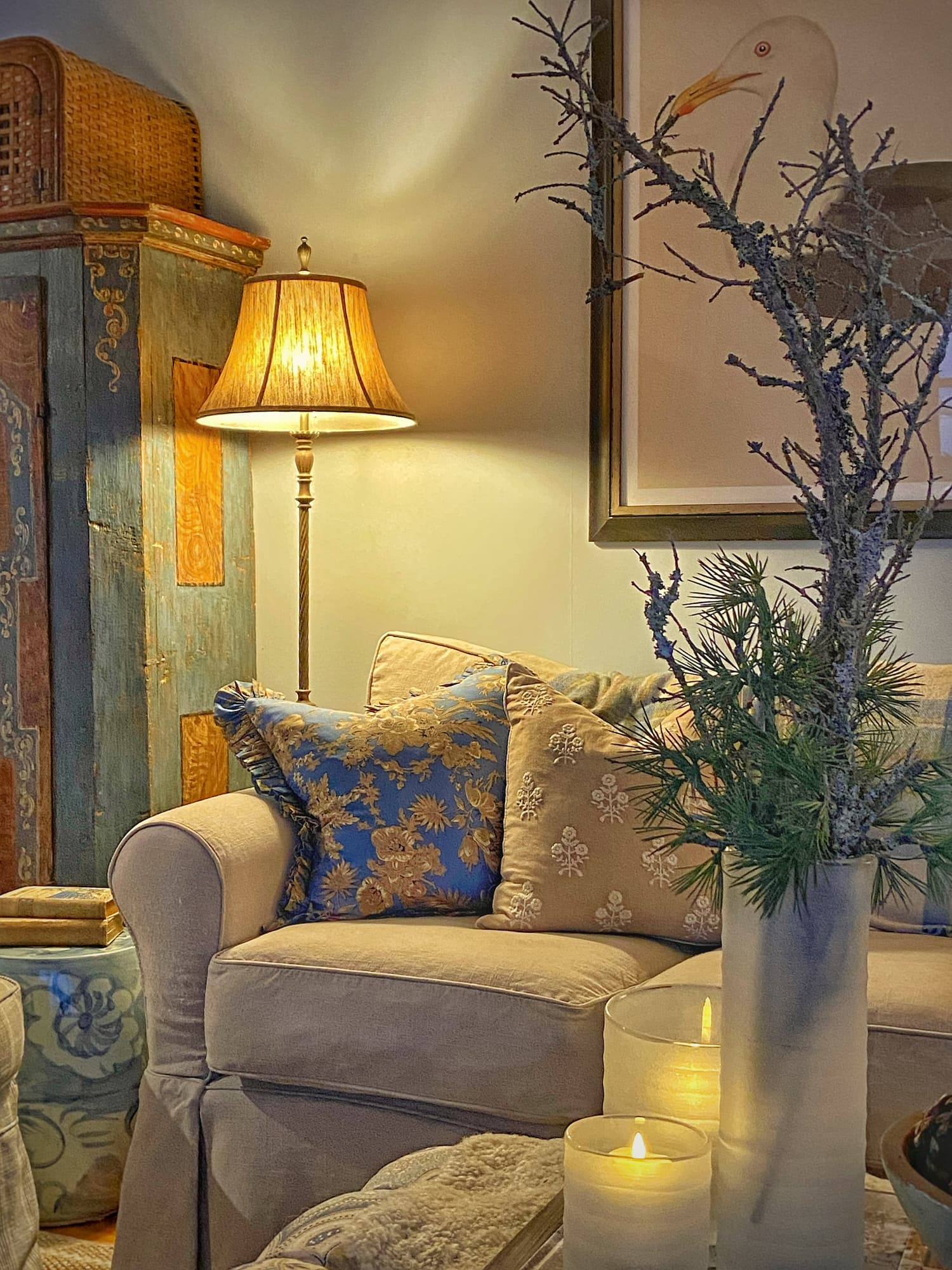 Winter Blues | Cozy Living Room Inspiration In My Signature Color ...