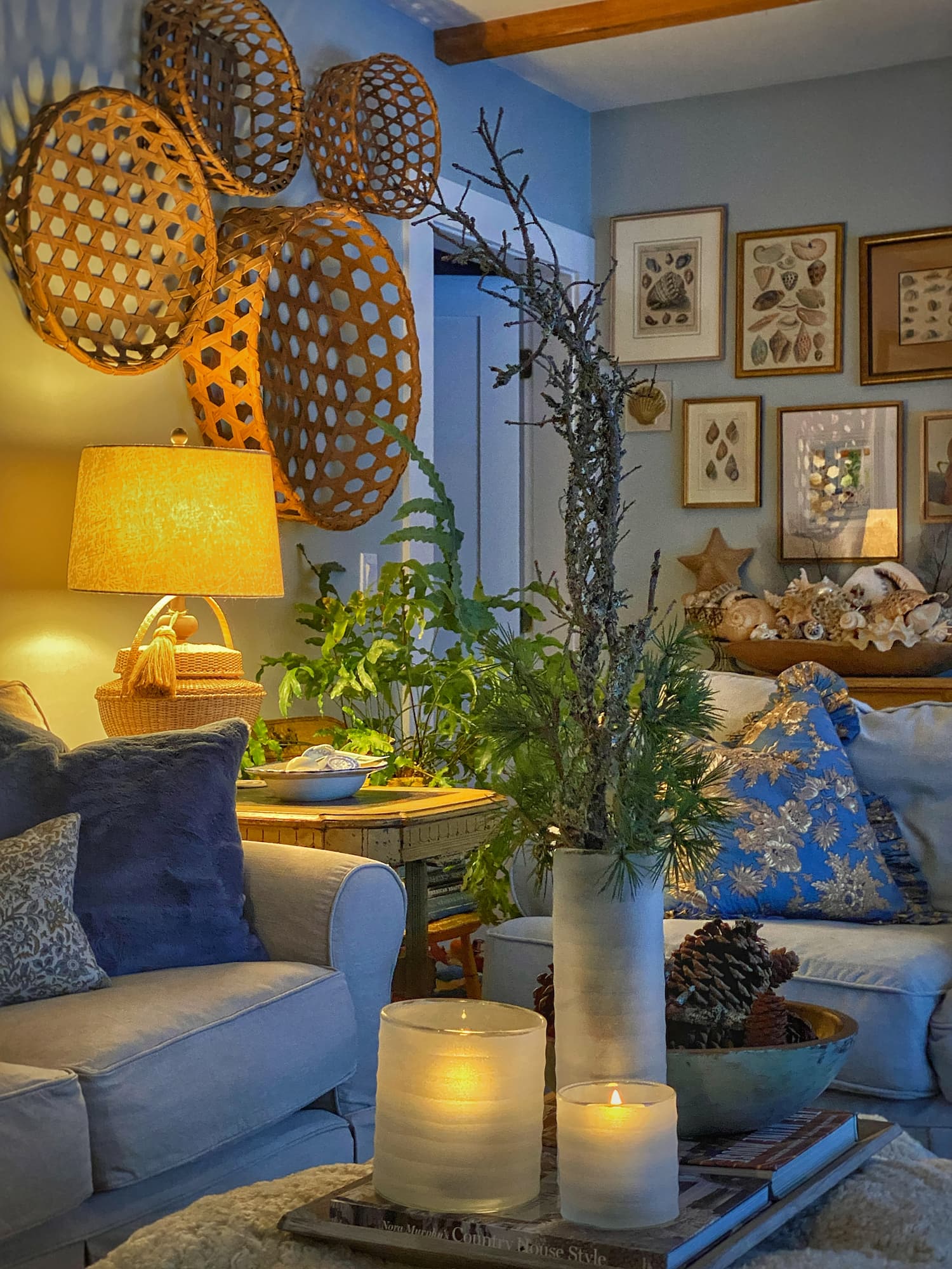 Winter Blues | Cozy Living Room Inspiration In My Signature Color ...