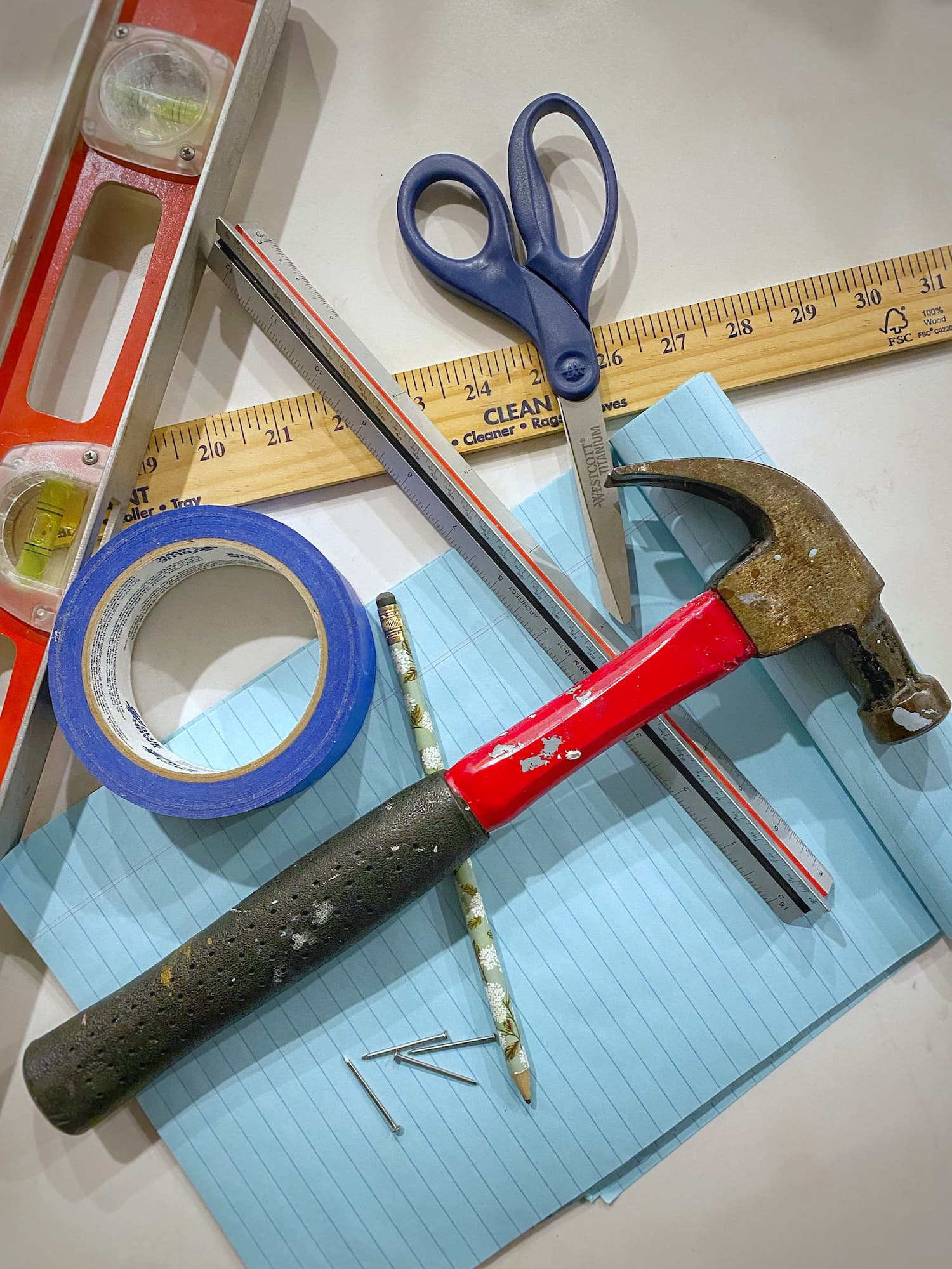 Hang A Perfect Grid Gallery Wall - With No Extra Nail Holes - Molly in ...