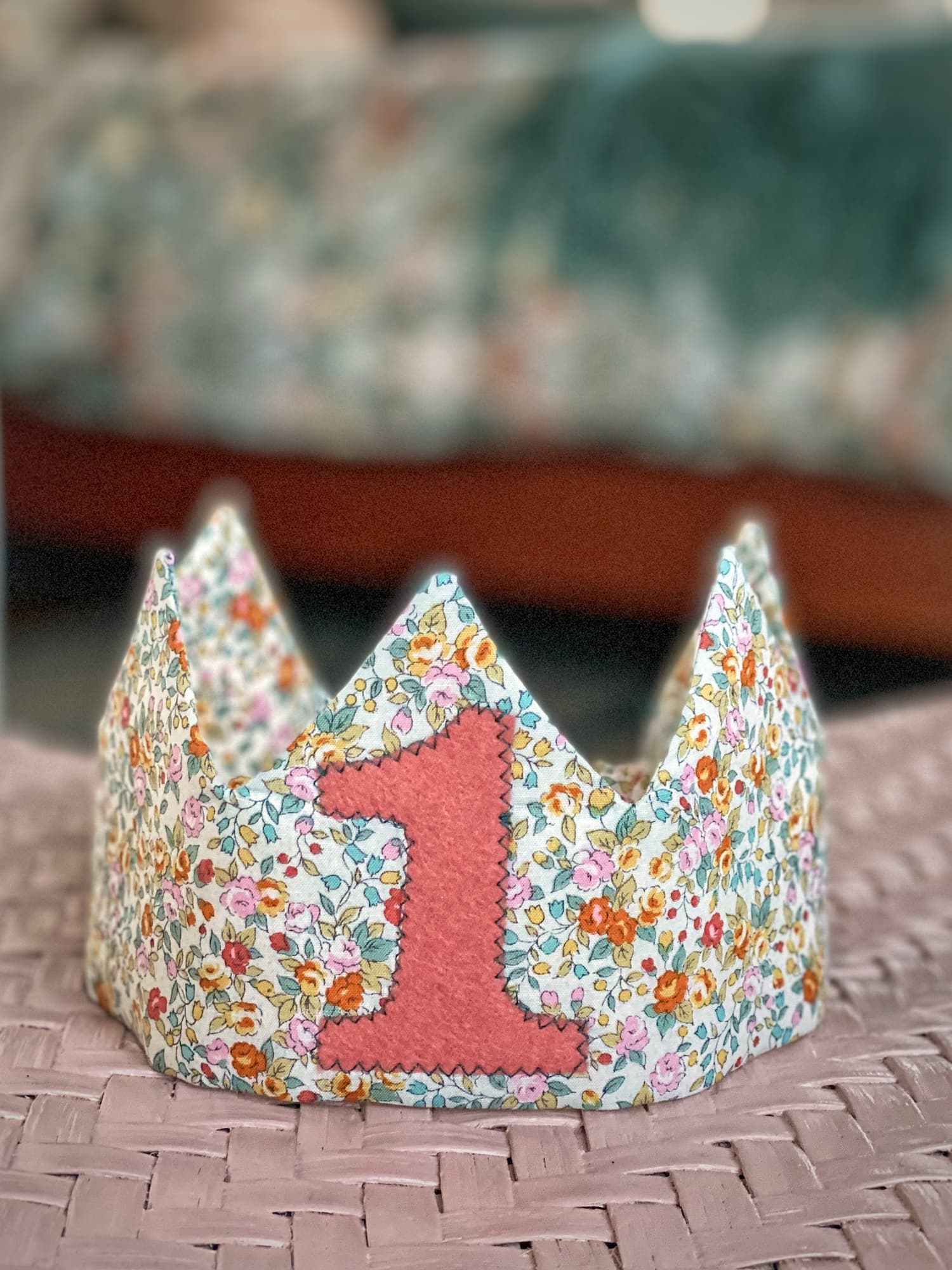 How To Sew A Personalized Child's Fabric Birthday Crown - Molly in Maine