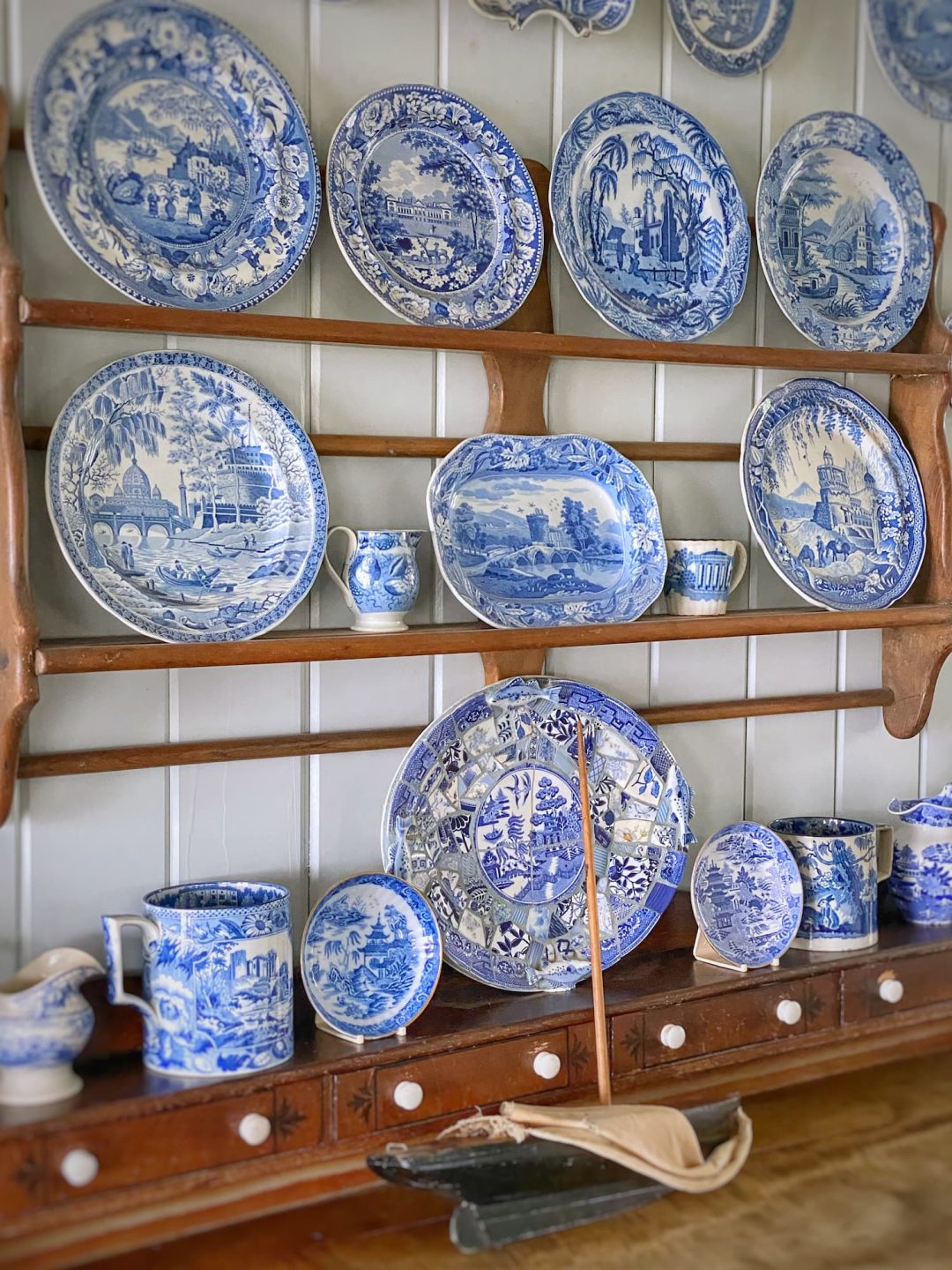 Collecting and Displaying Antique Pottery and Dishes - Molly in Maine
