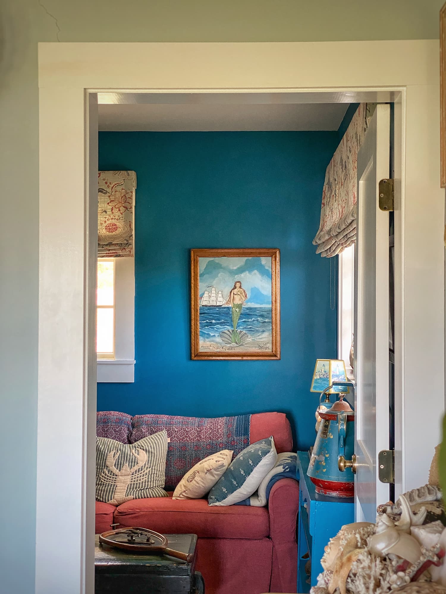 Snug Or Den? My Rarely-Shared Comfy Cozy Little Room - Molly in Maine