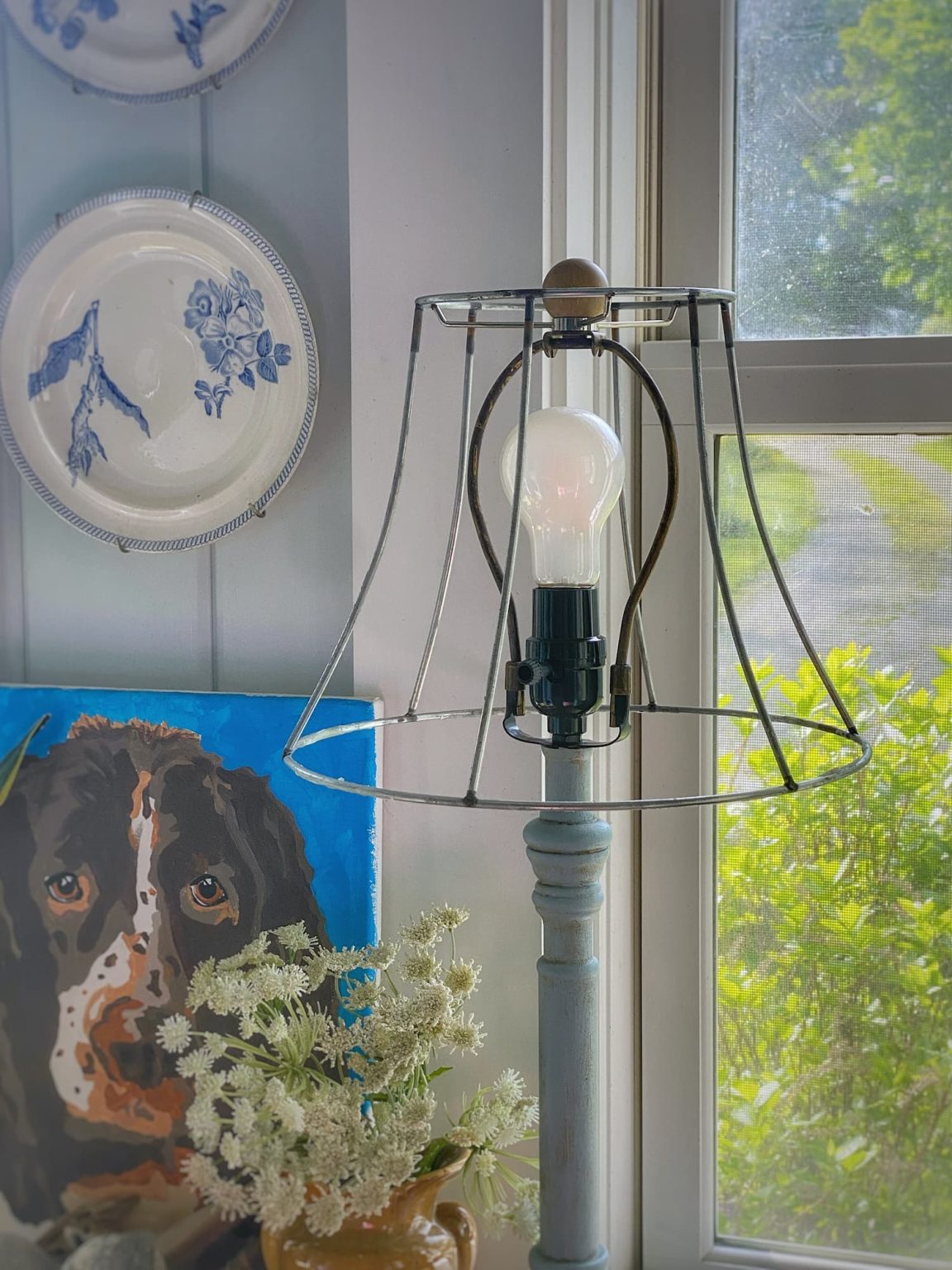 Box Pleated Lampshade Slipcover Step-by-Step Tutorial - Molly in Maine