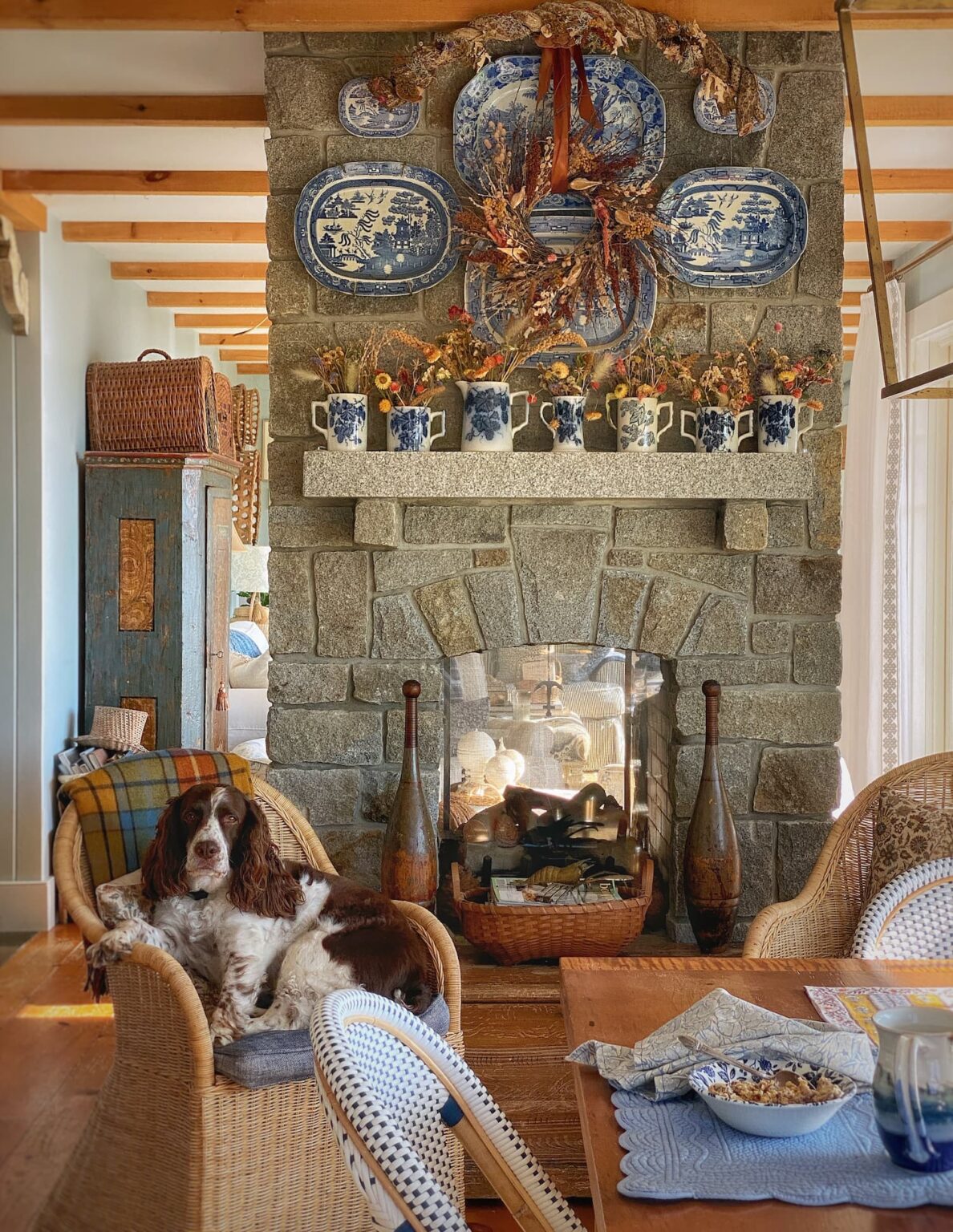 Welcoming October With Nature-Inspired Fall Fireplace Decor - Molly in ...