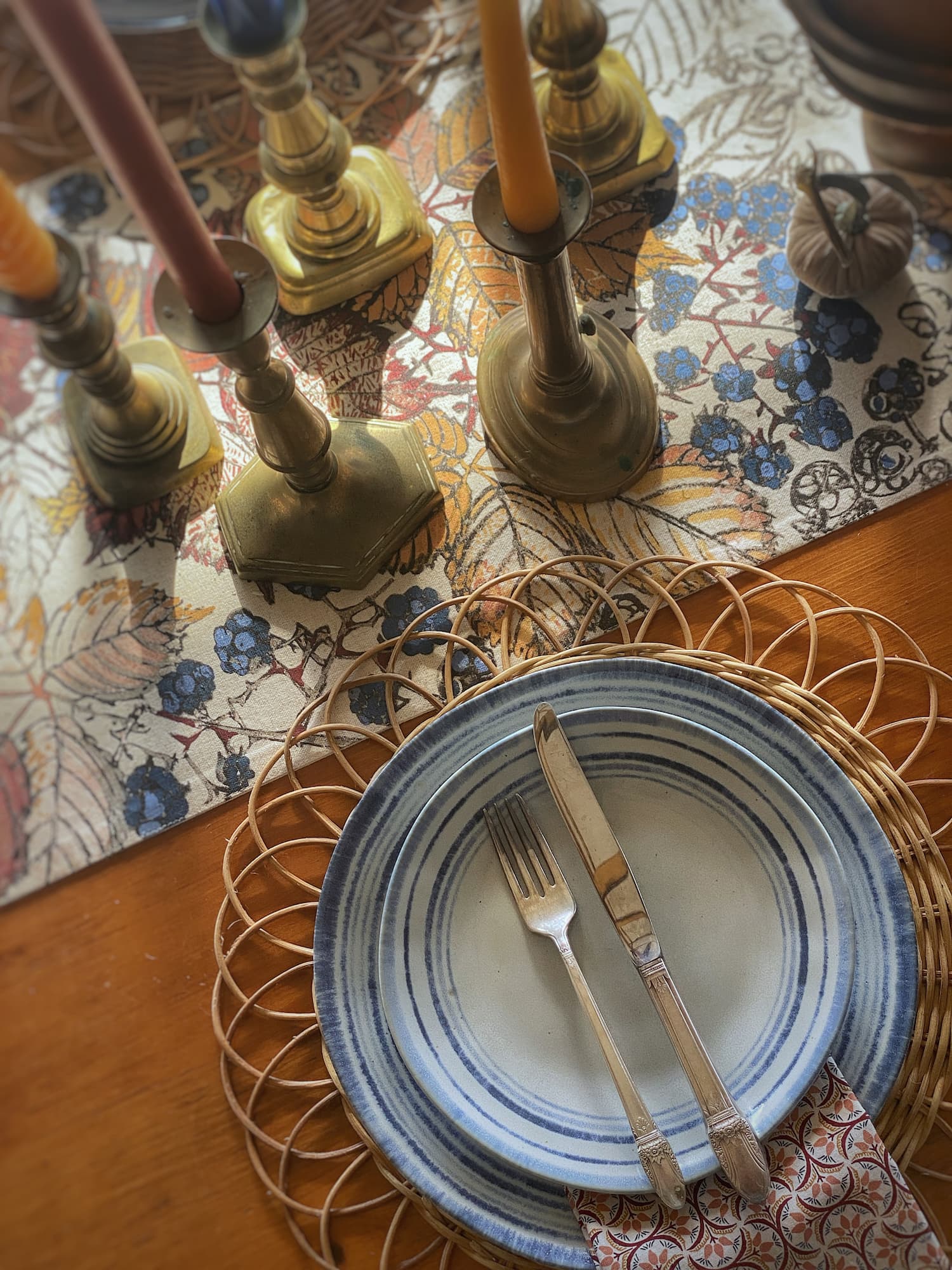 Getting My Table, Mantel, and Hutch Ready For Thanksgiving - Molly in Maine
