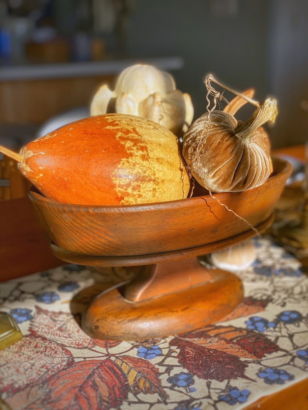 Getting My Table, Mantel, and Hutch Ready For Thanksgiving - Molly in Maine
