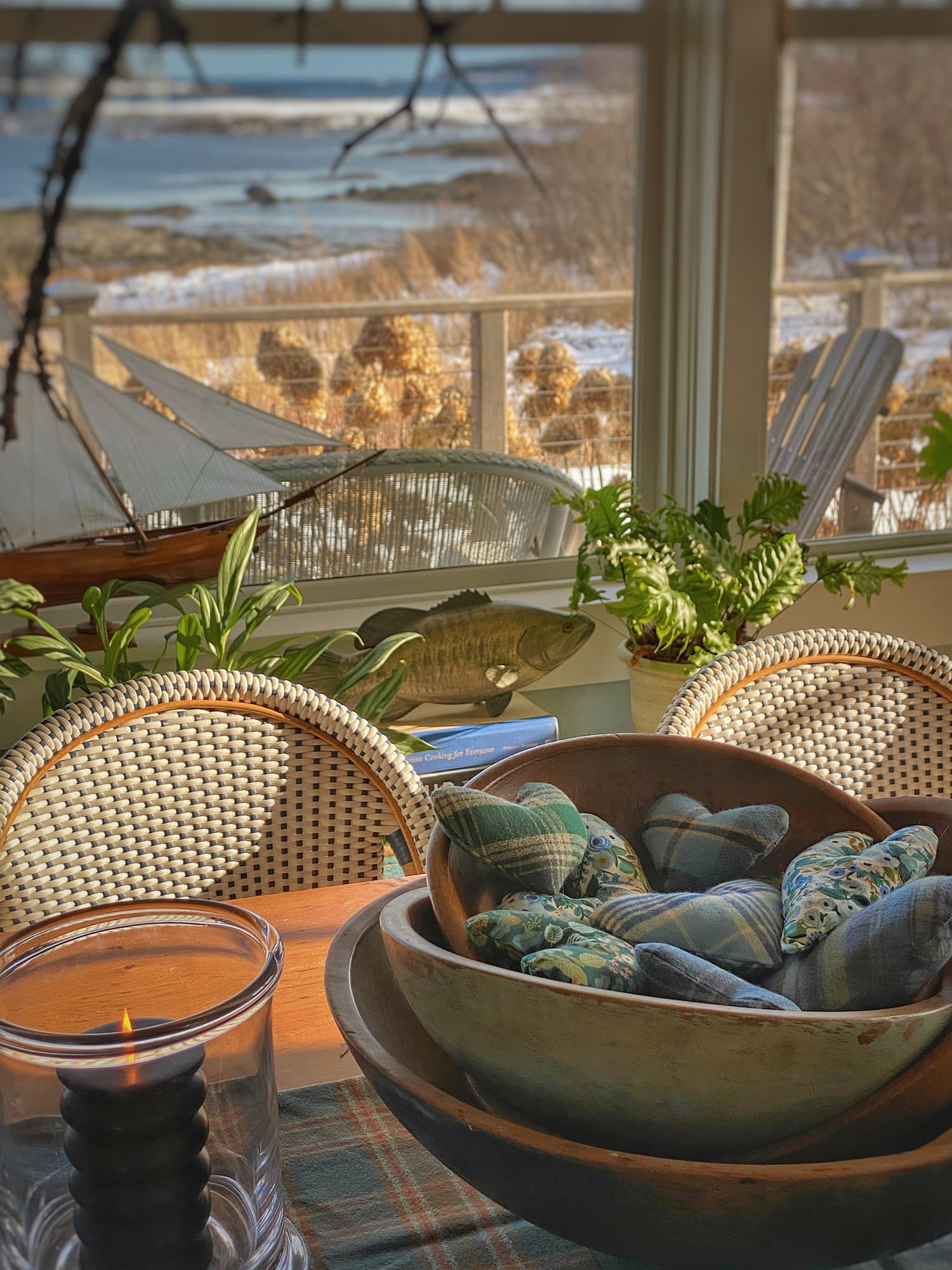 My February Home | Clean, Fresh and Bright, But Still Cozy - Molly in Maine