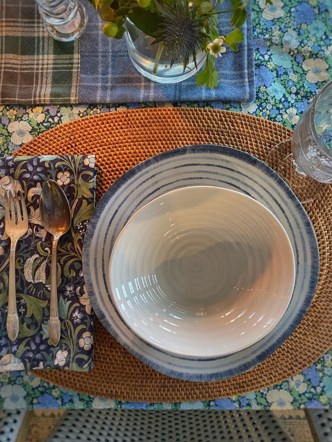 Dreaming of Spring, With a Bright-But-Cozy Table Setting - Molly in Maine