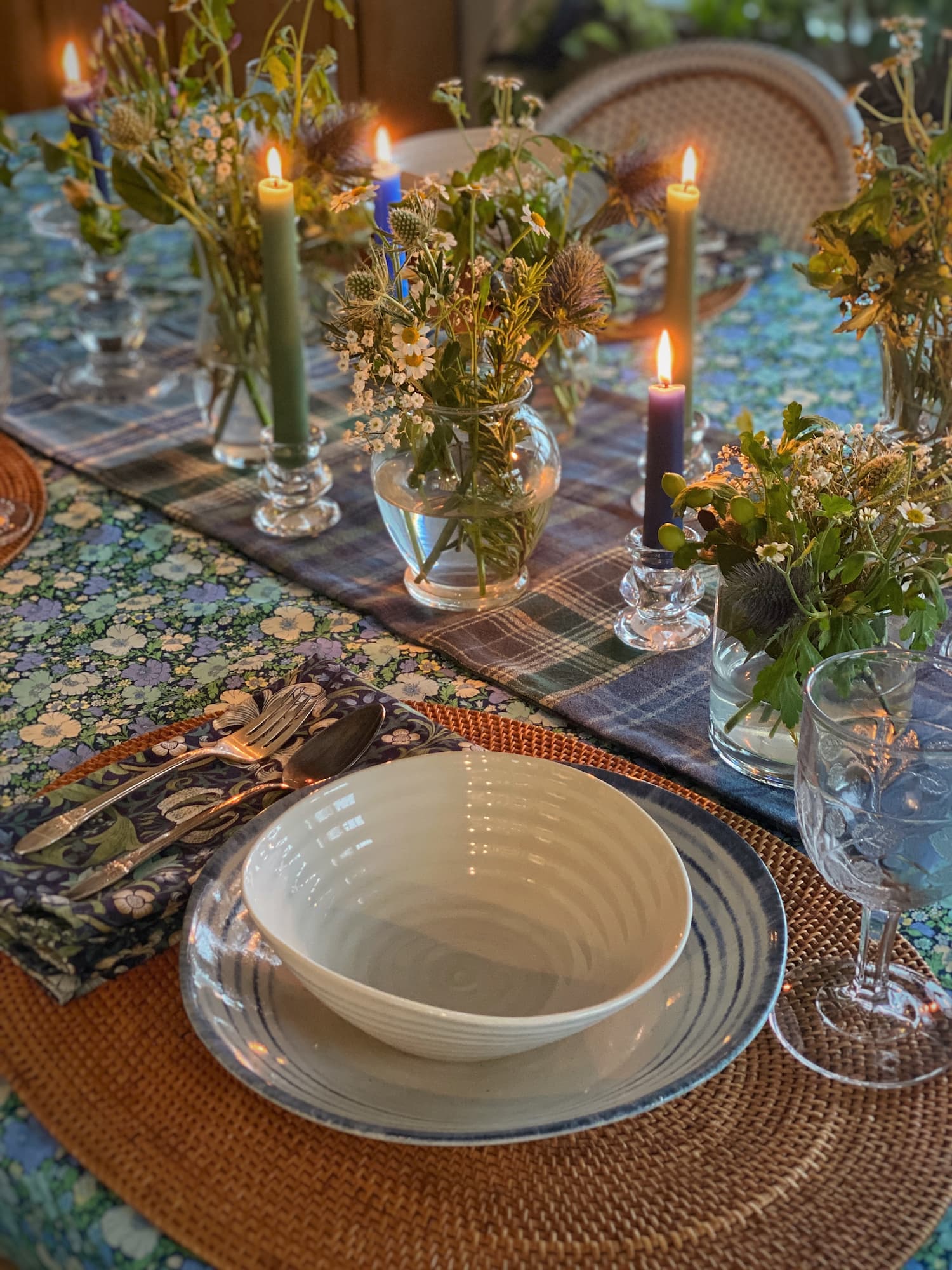 Dreaming of Spring, With a Bright-But-Cozy Table Setting - Molly in Maine