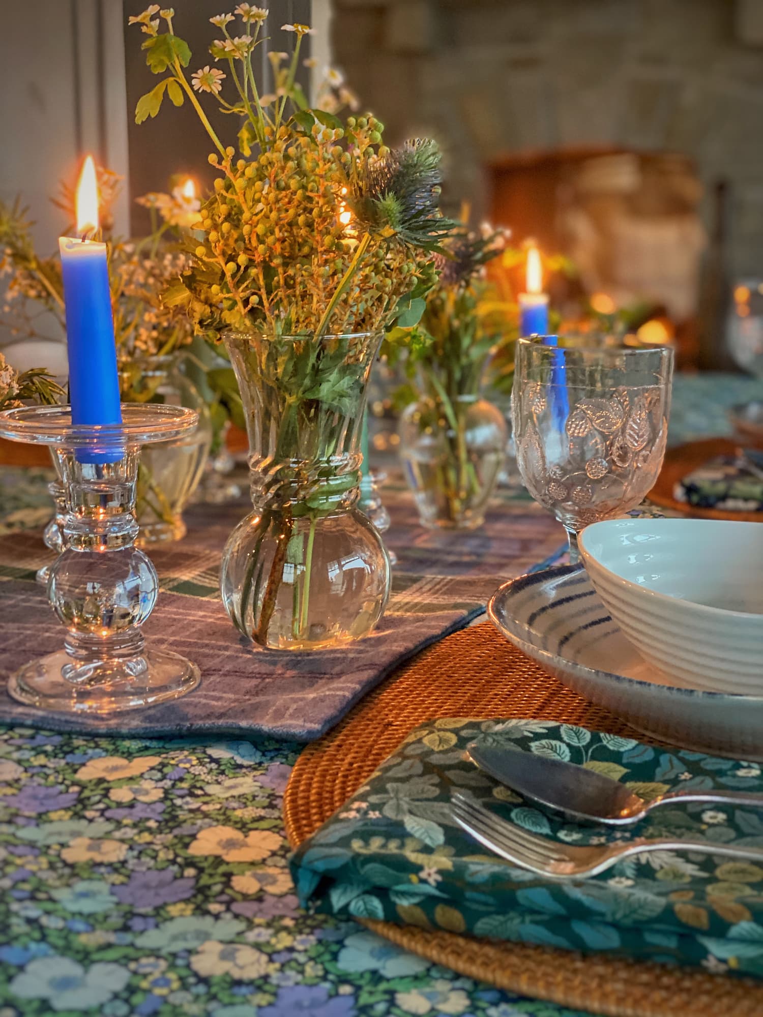 Dreaming of Spring, With a Bright-But-Cozy Table Setting - Molly in Maine
