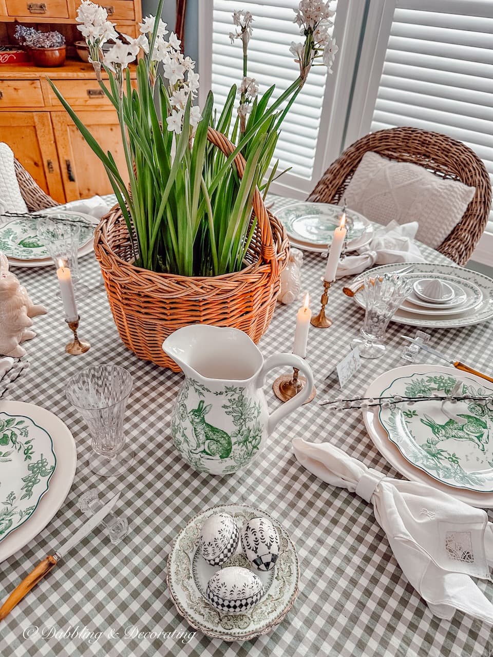 Dreaming of Spring, With a Bright-But-Cozy Table Setting - Molly in Maine