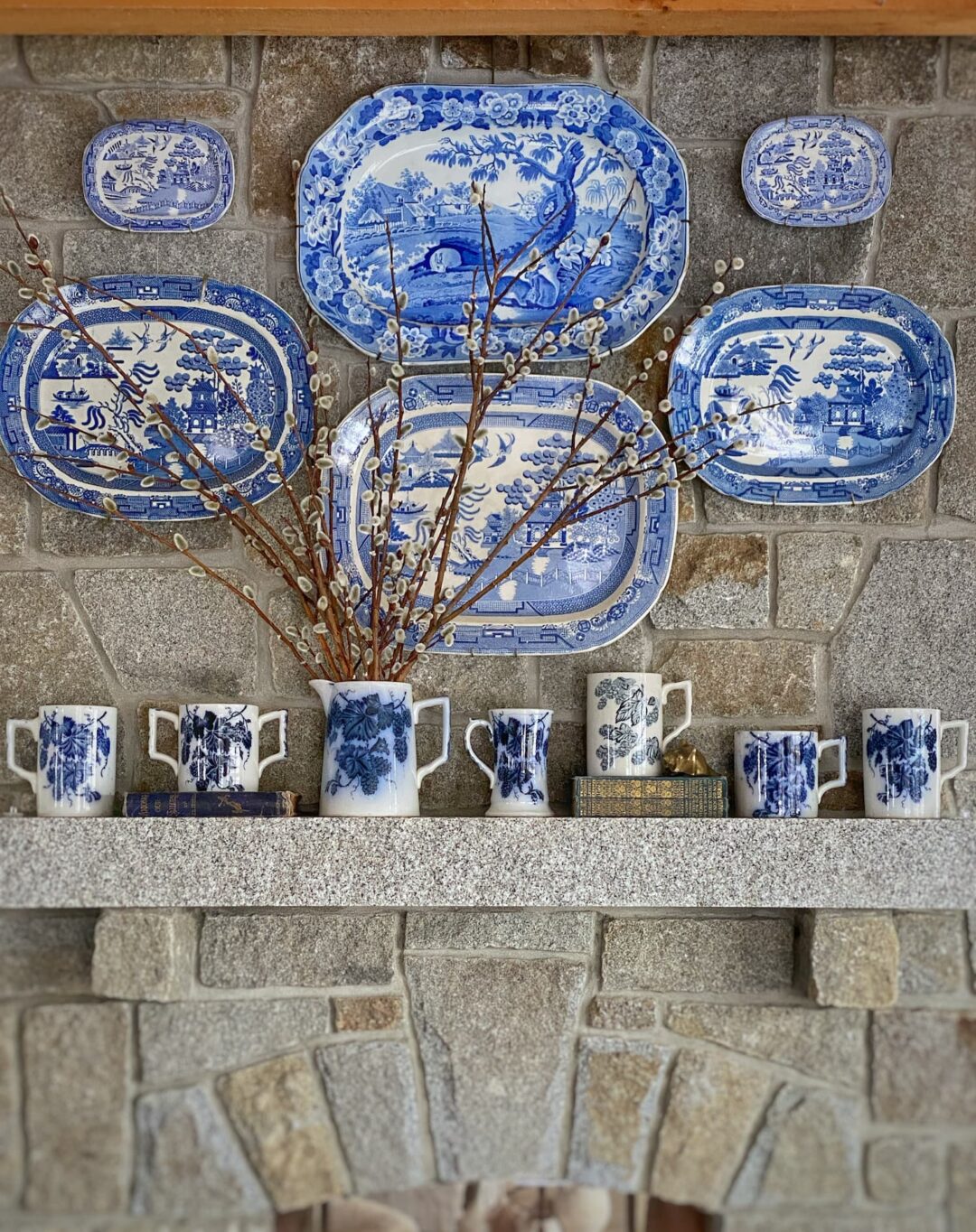 My Stone Fireplace | Design, Decorative Displays, and History - Molly ...