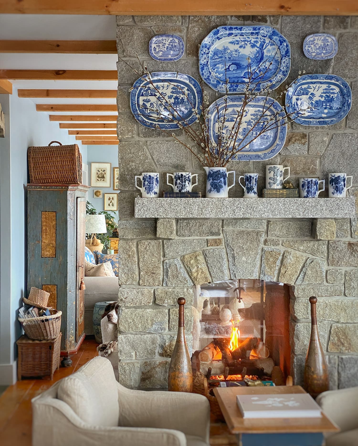 My Stone Fireplace | Design, Decorative Displays, and History - Molly ...