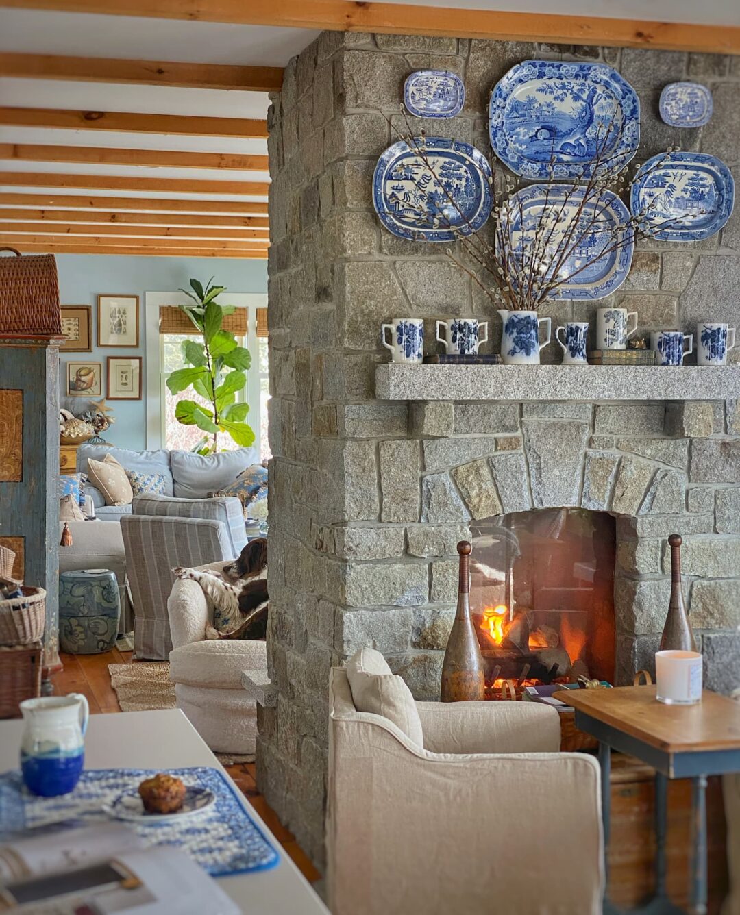 My Stone Fireplace | Design, Decorative Displays, and History - Molly ...