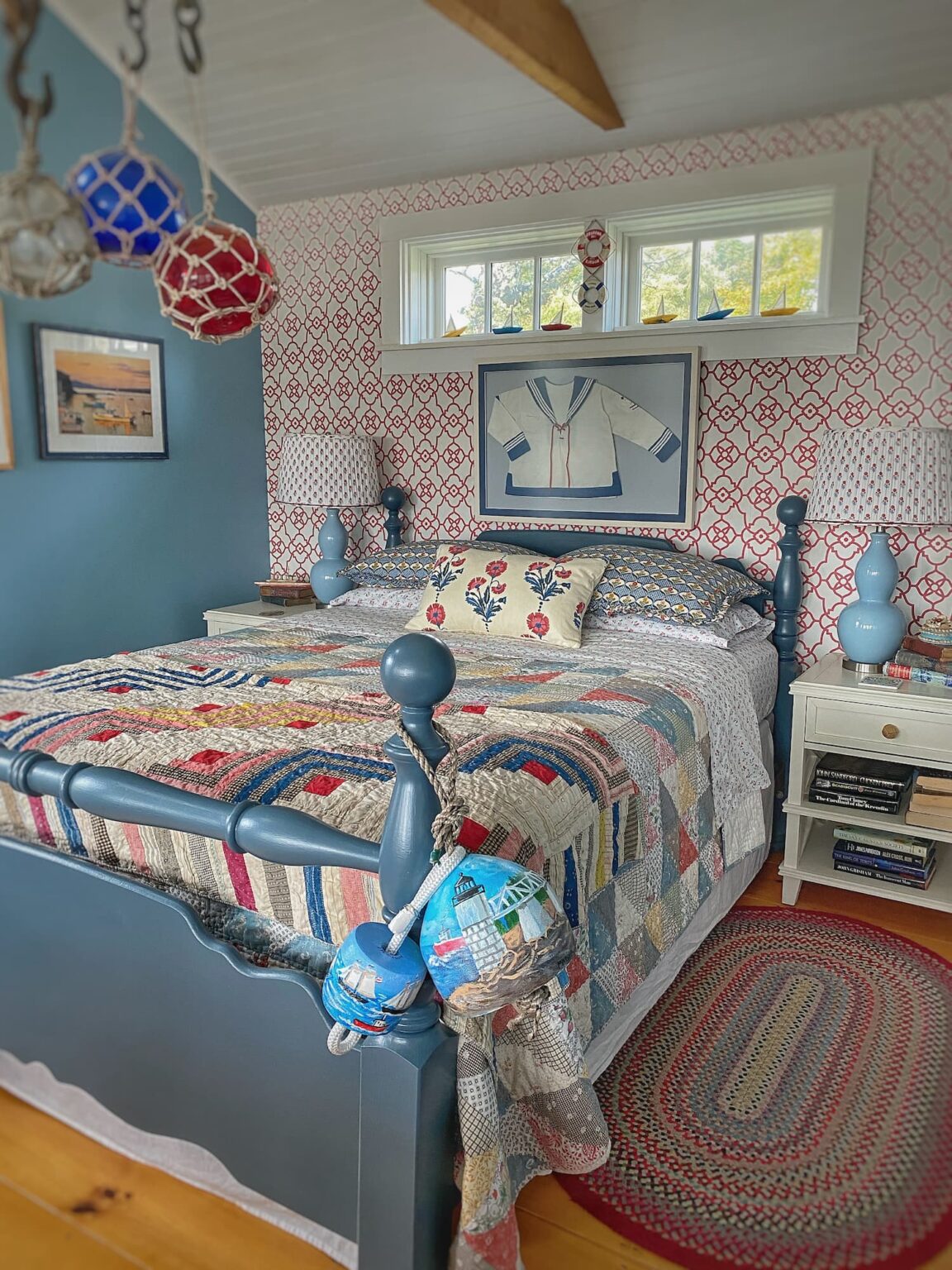 Simple Fall Switches | Cozy Guest Beds & Doorstep Decor - Molly in Maine