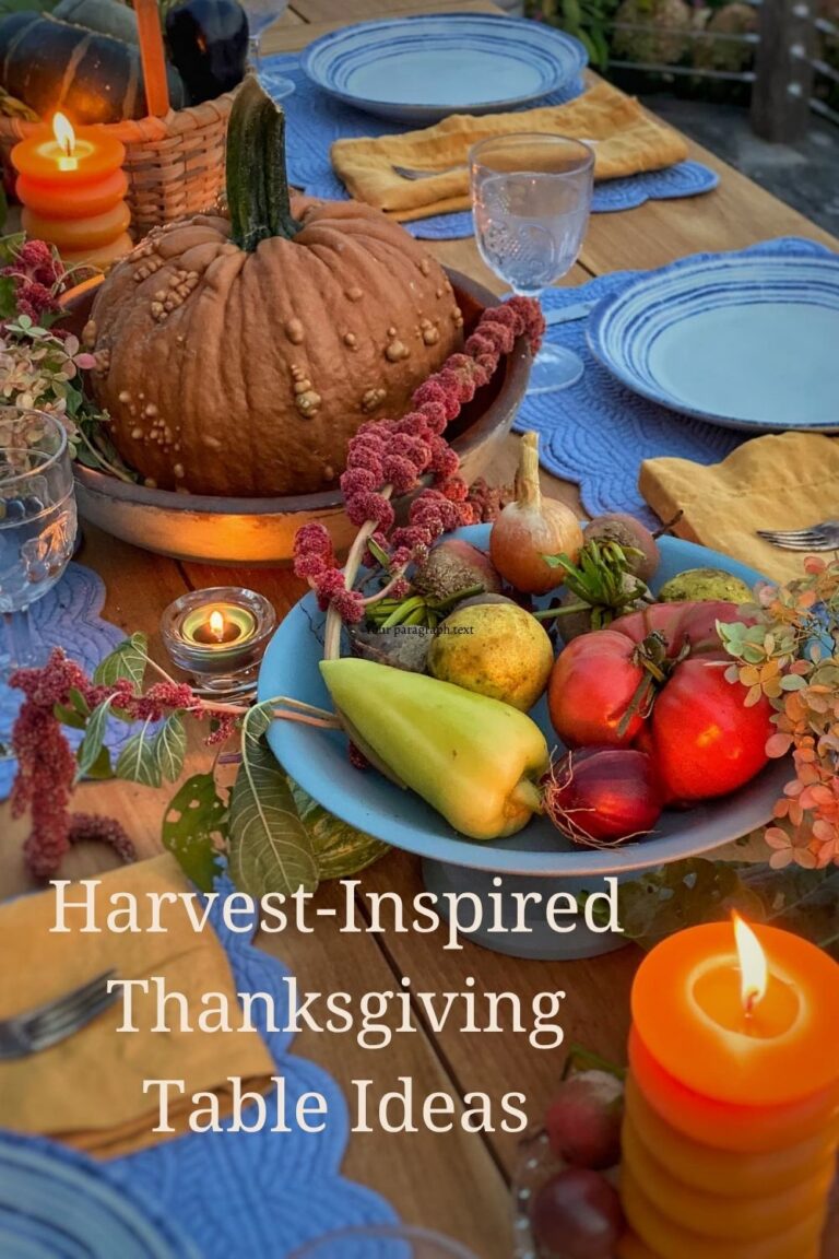Celebrate a Harvest Thanksgiving with Farm-Stand Table Decor and Menu ...